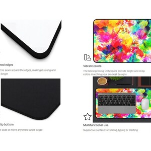 Personalized Desk Mat, Custom Desk Mat Custom Mousepad,custom Keyboard ...