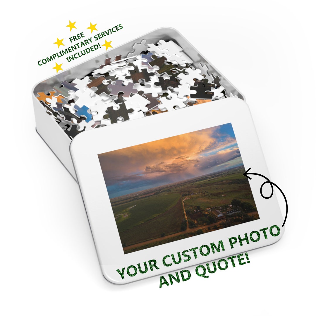 Personalized Jigsaw Puzzle, Custom Design Photo, Unique Family & Friends Gift, Children and Kids ...