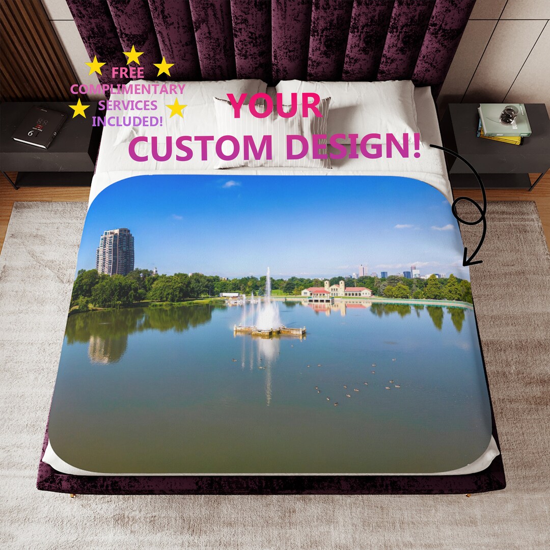 Personalized Blanket, Custom Design Photo, Home, Couch and Bedroom ...