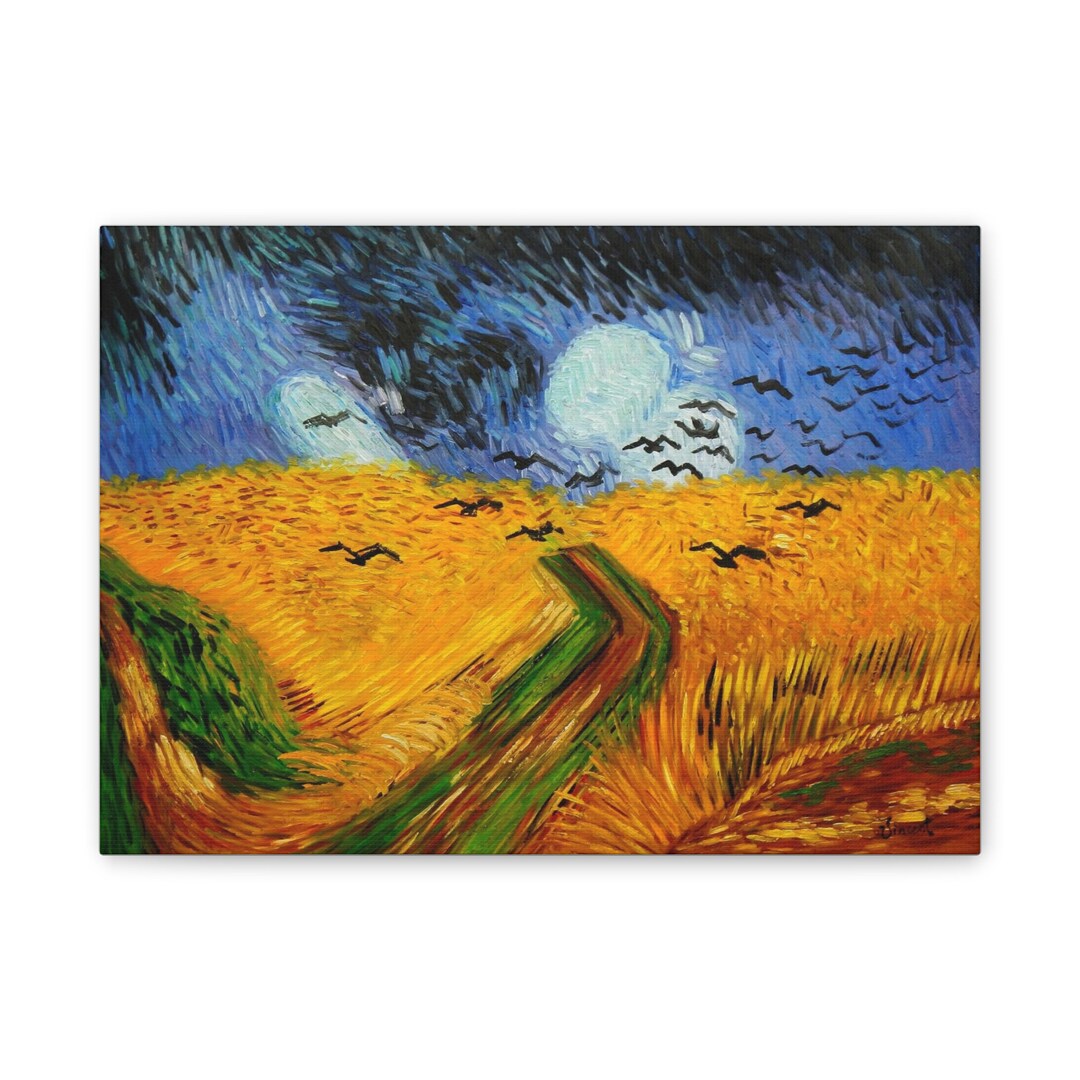 Wheat Field With Crows Vincent Van Gogh replica Not - Etsy