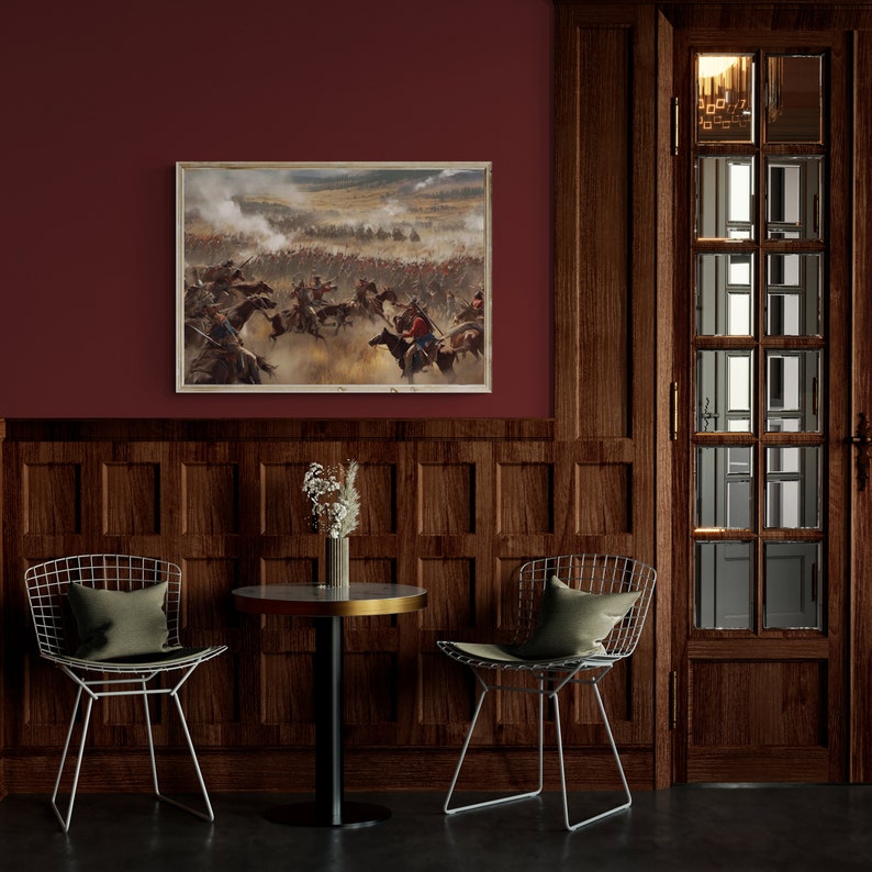 PRINTABLE Wall Art , Digital Download, Custers Last Stand - the Battle ...