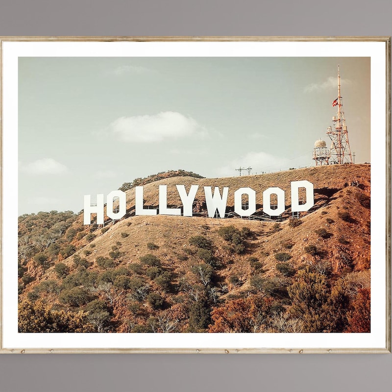 Hollywood Sign - Etsy