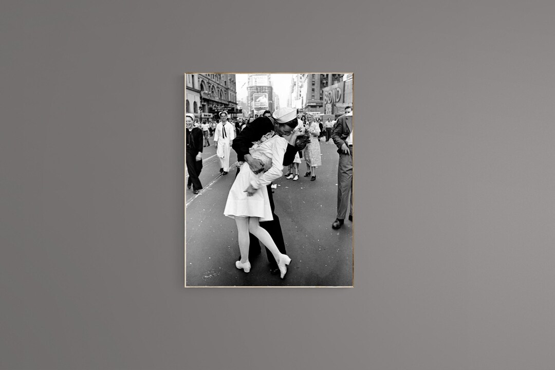 V-J Day, Victory Over Japan, August 14, 1945 in Times Square. Later ...