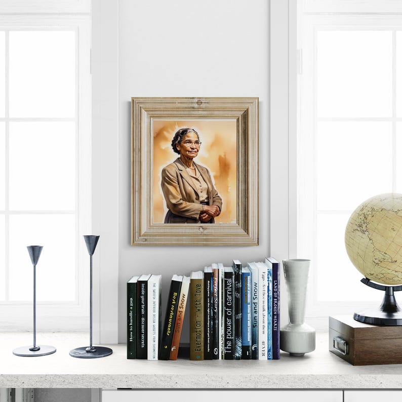 Rosa Parks - Mother of the Civil Rights Movement. - Etsy