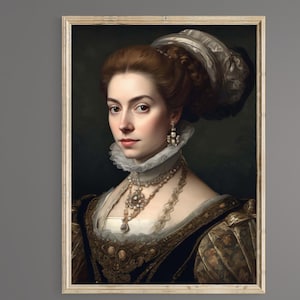French Aristocracy Portrait Print (digital Download) - Etsy