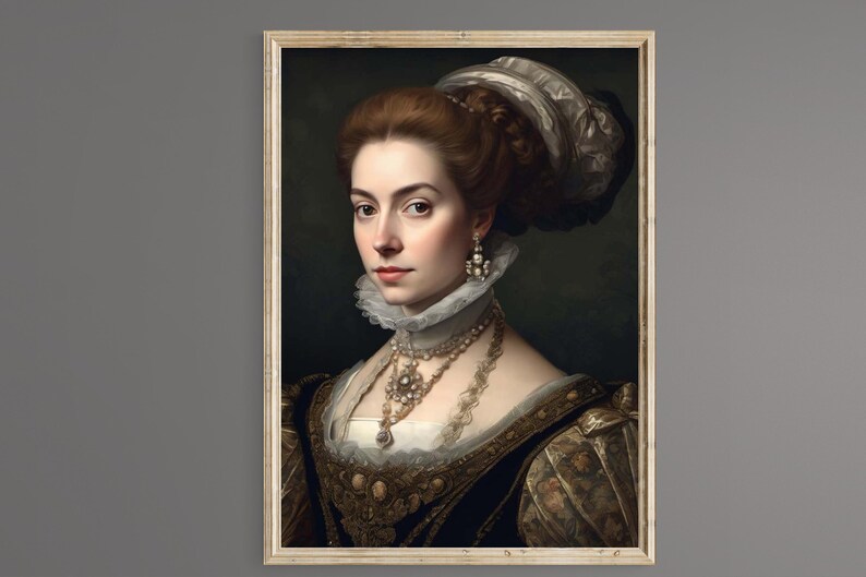 French Aristocracy Portrait Print (digital Download) - Etsy