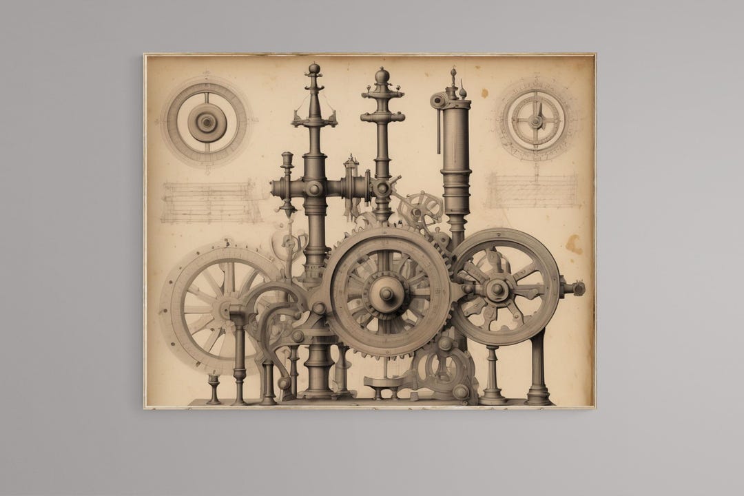 Vintage Engineering Print: Digital Download, 4 Sizes - Etsy