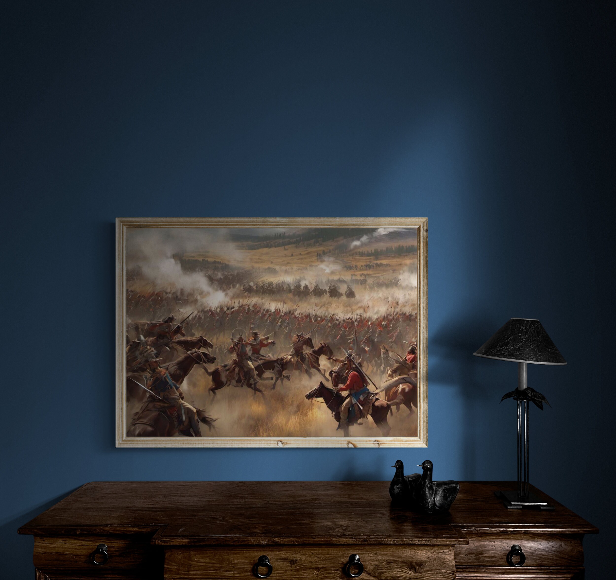 PRINTABLE Wall Art , Digital Download, Custers Last Stand - the Battle ...
