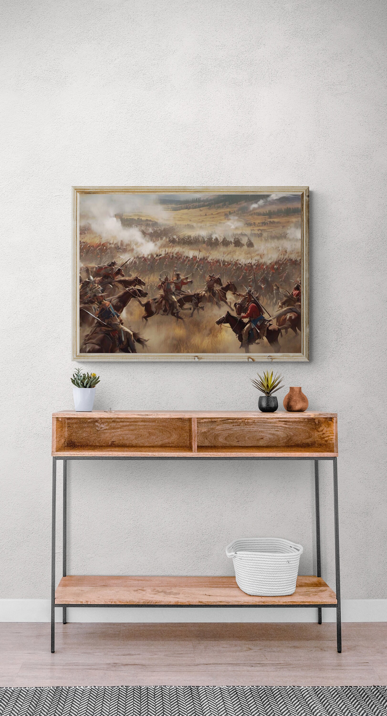 PRINTABLE Wall Art , Digital Download, Custers Last Stand the Battle of ...