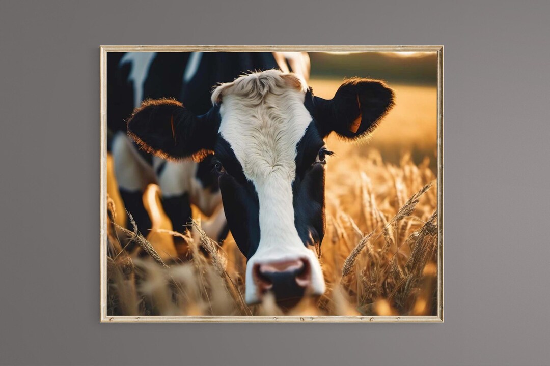 Printable Wall Art, Digital Download, Holstein - Etsy