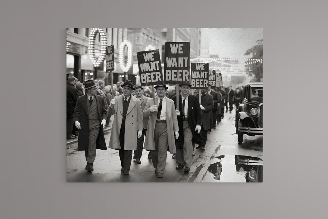 Prohibition Era Download - 1920's - Protesting the Prohibition - Etsy