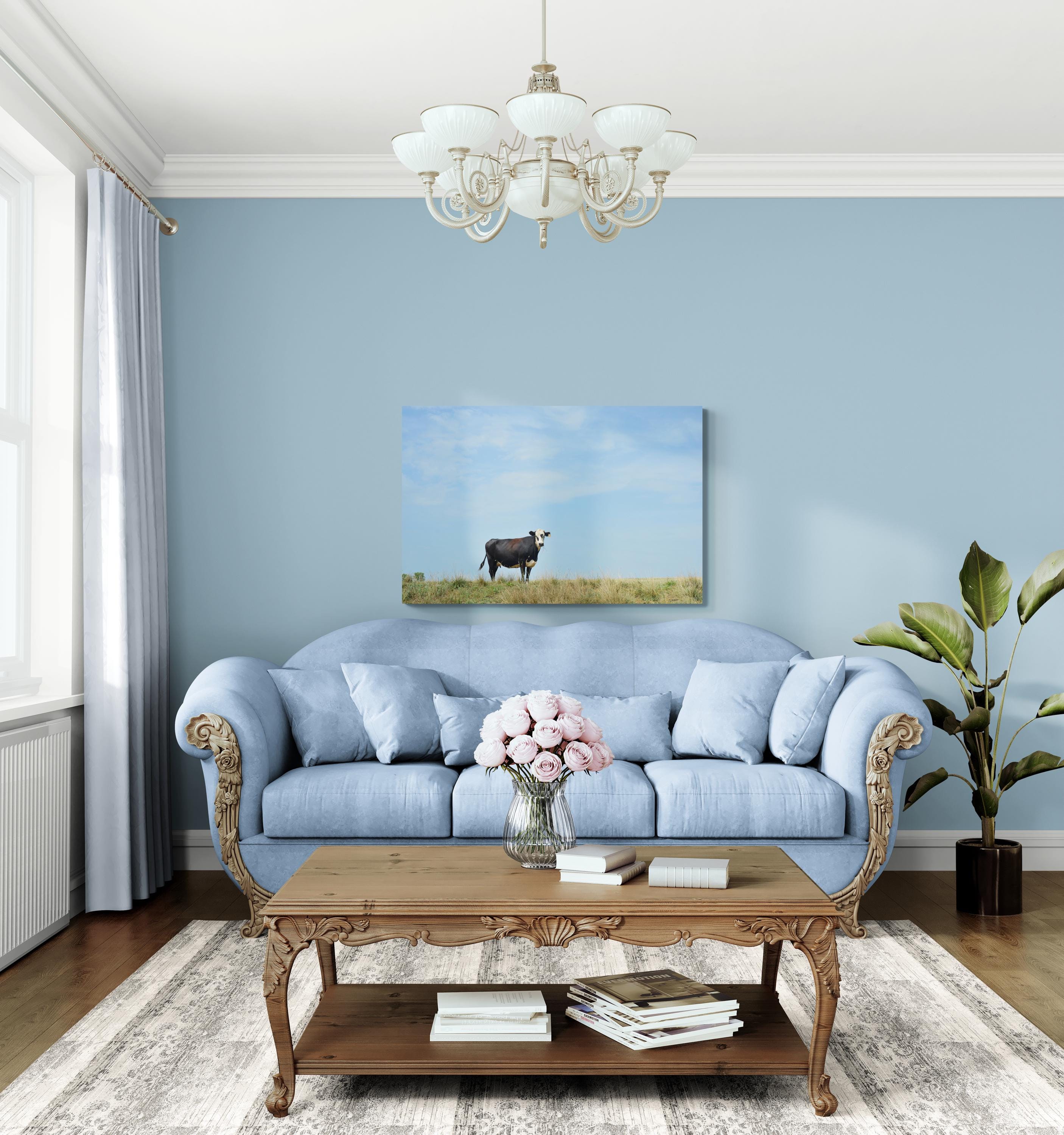 Kansas Cattle Photography Print: Farmhouse Wall Art (digital Download ...