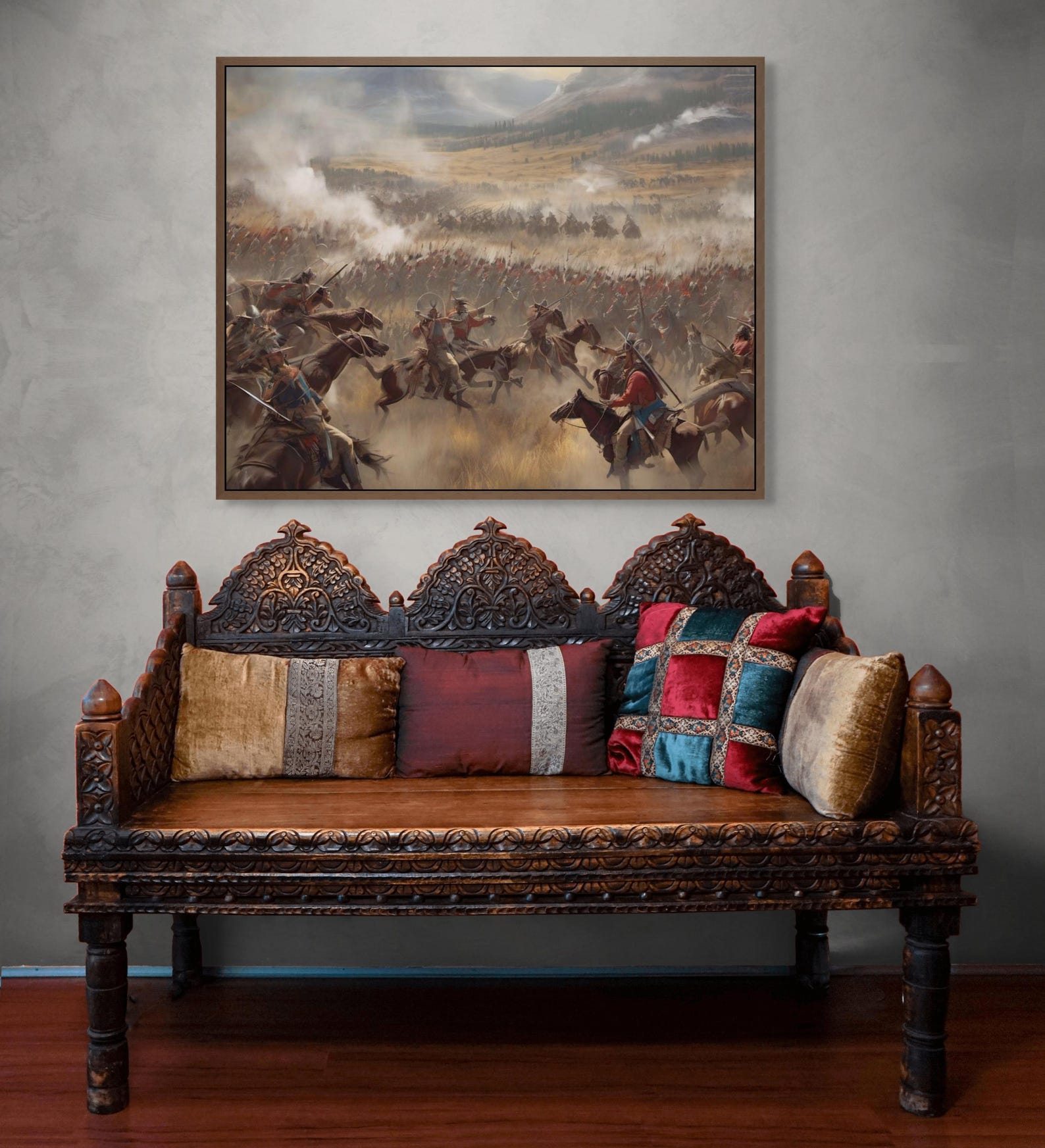 Custer's Last Stand Print: Battle of Little Big Horn- (digital Download ...