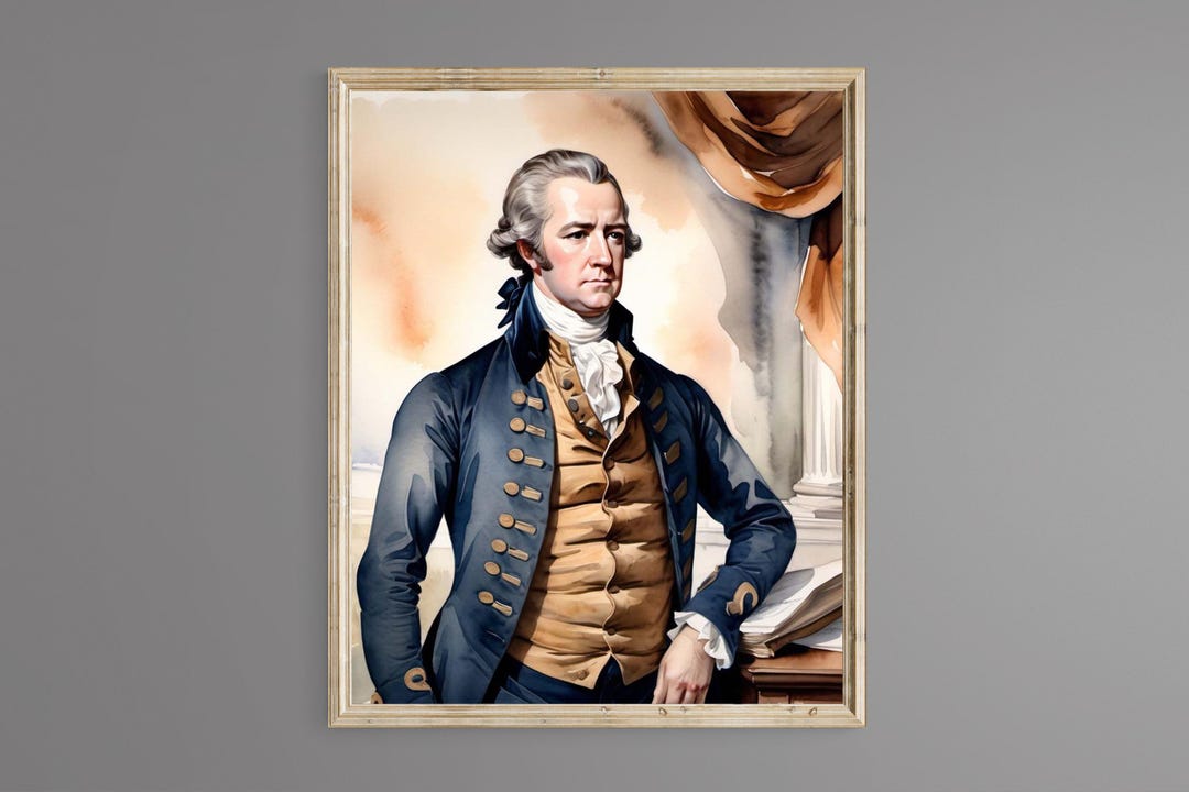 Alexander Hamilton , 1st US Secretary of Treasury Under President ...