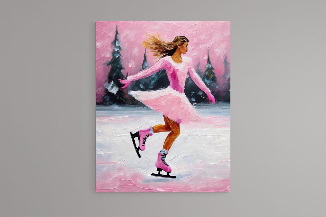 Ice Skater, Printable Wall Art, Digital Download, Ice Skater - Looks ...