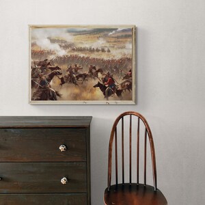 PRINTABLE Wall Art , Digital Download, Custers Last Stand - the Battle ...