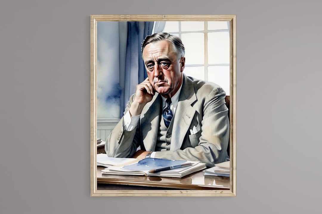 Franklin D. Roosevelt - His 12 Years as President (1933-1945) Covered ...