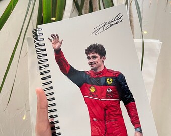Charles Leclerc Ferrari Formula 1 Spiral Journal F1 Fan Gift Ships From ...