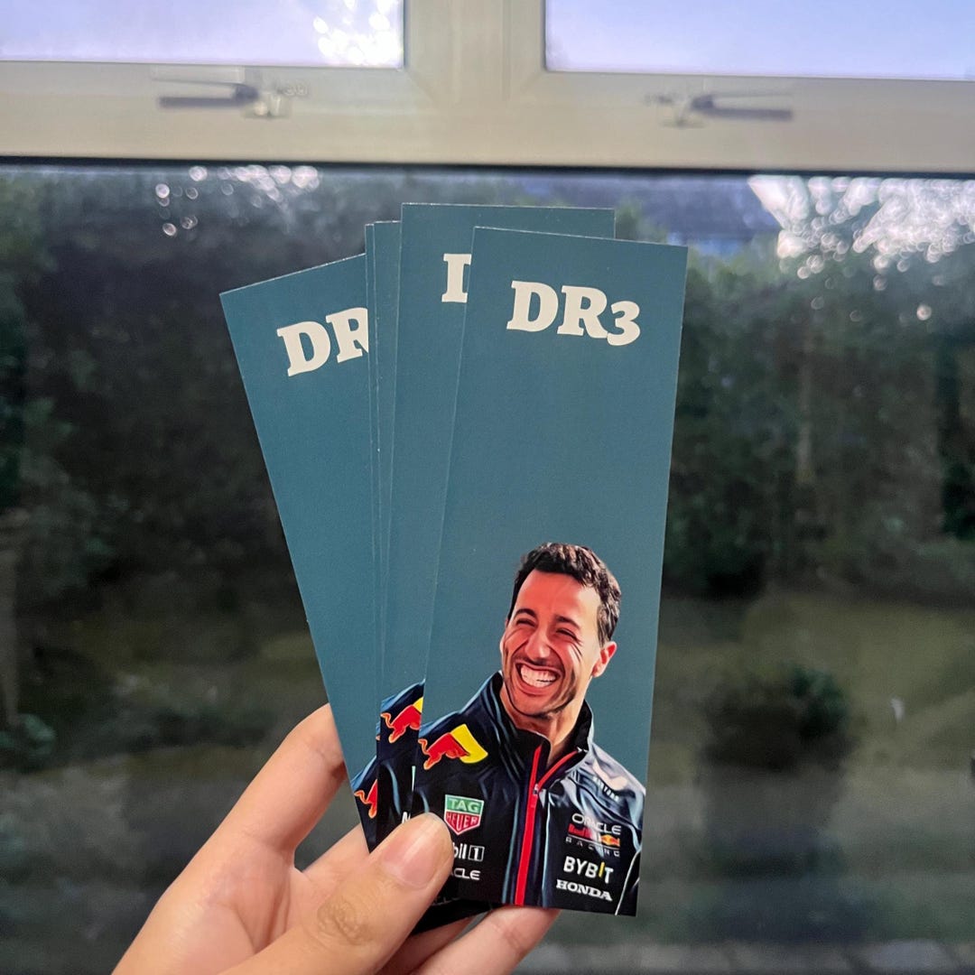 Formula 1 Driver Bookmarks - Daniel Ricciardo, Lewis Hamilton, Lando ...