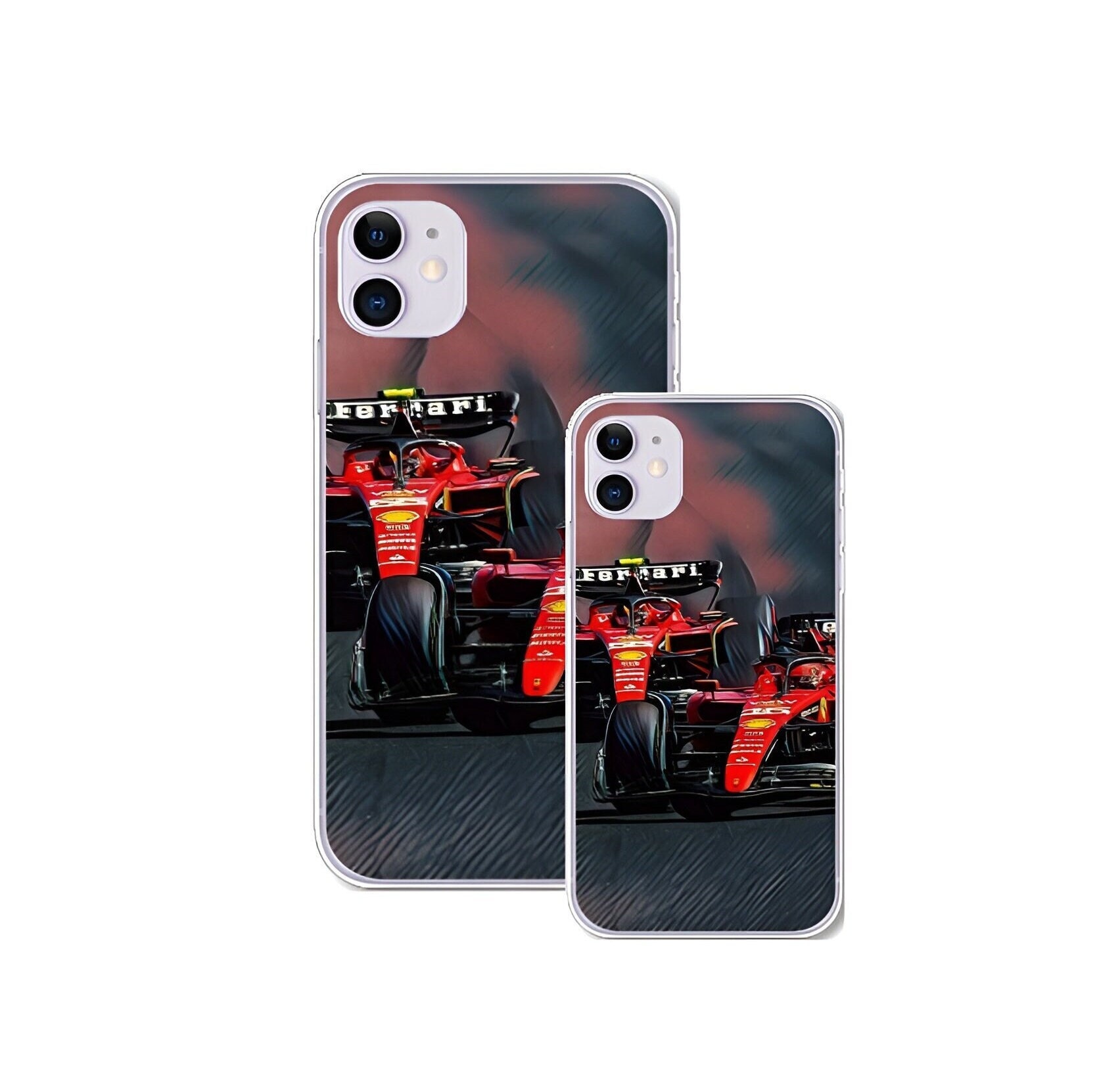 Ferrari Phone Case Carlos Sainz & Charles Leclerc TPU Rubber Case ...