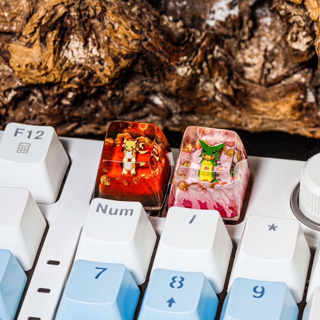 Pikachu Keycap Pokemon Keycaps Perfect Gift for Pokemon - Etsy