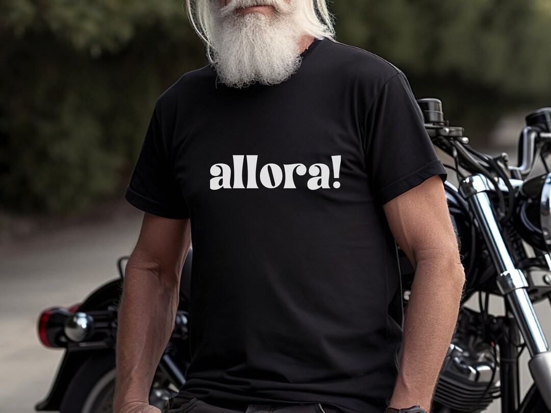 Allora Italian Phrase T-shirt Relive Your Italian Vacation With Rome ...