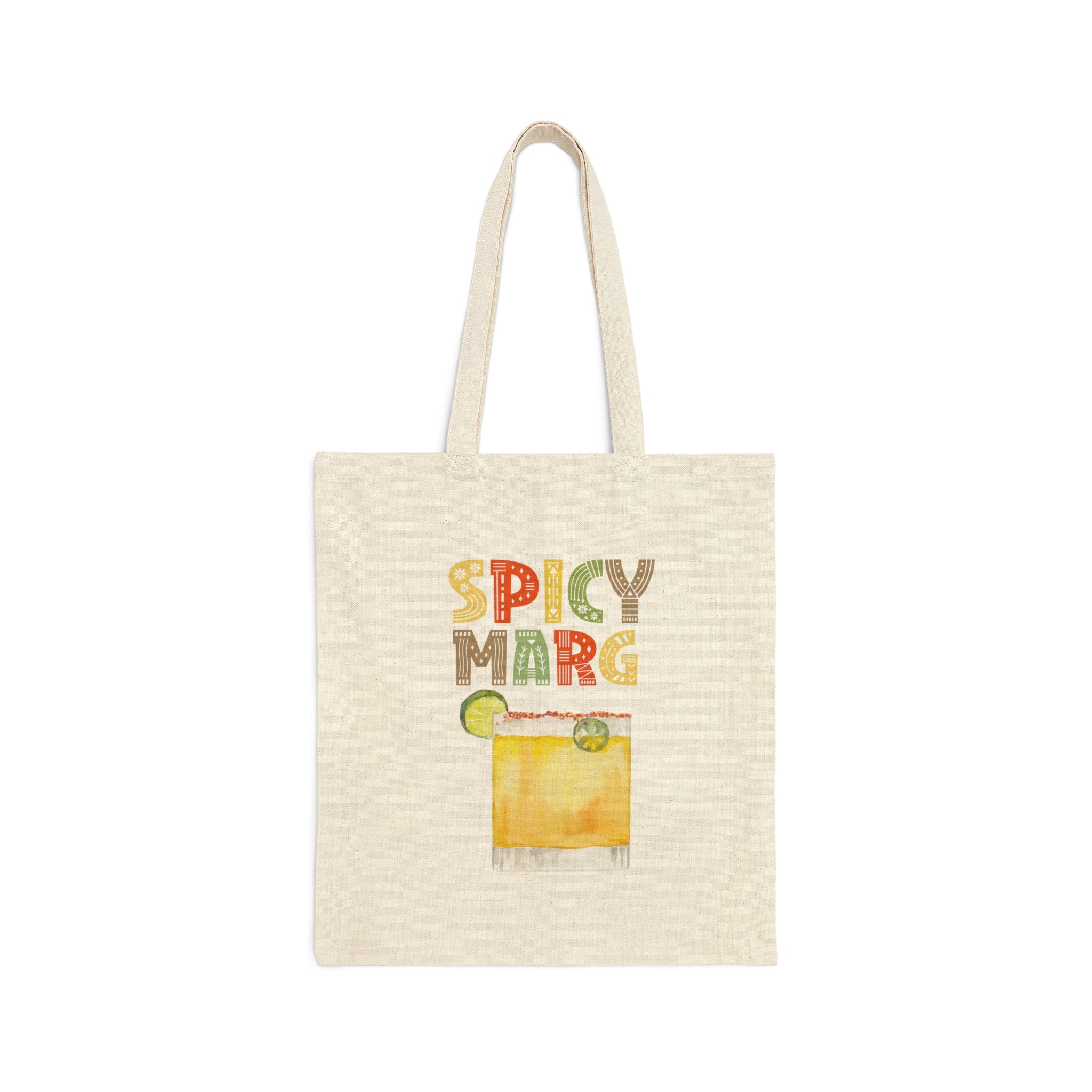 Spicy Marg Cotton Canvas Tote Bag the Perfect Blend of Style and Spice ...