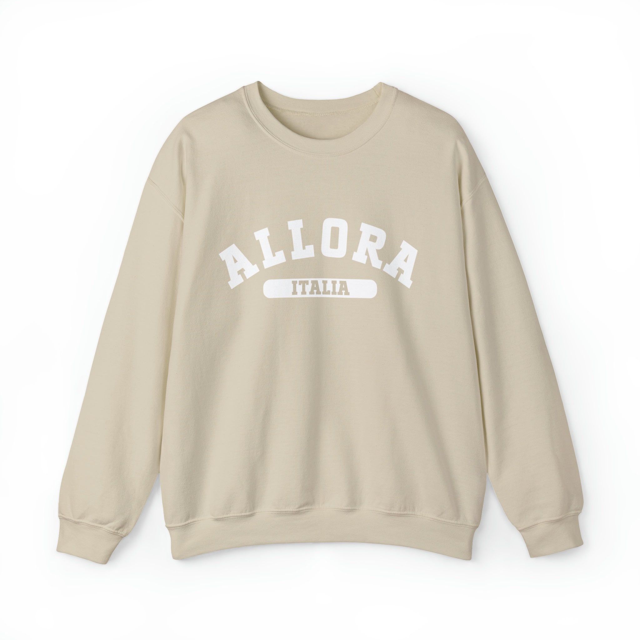 Allora Italia Italian Phrase Cozy Sweatshirt Relive Your Italian ...