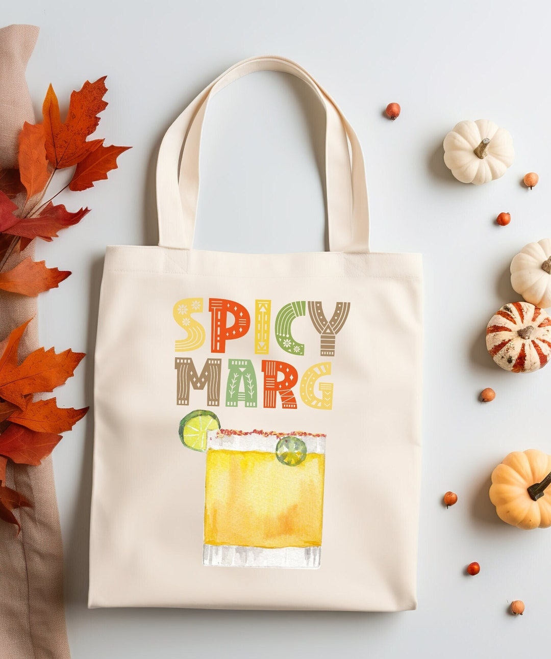 Spicy Marg Cotton Canvas Tote Bag the Perfect Blend of Style - Etsy