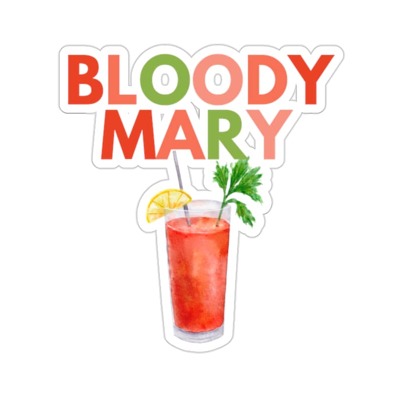 Bloody Mary Cocktail Sticker: Savory Brunch Flair - Etsy