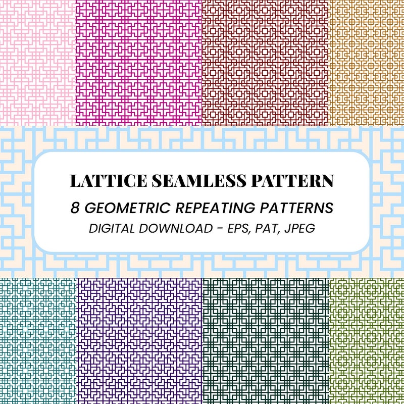 Lattice Pattern - Etsy