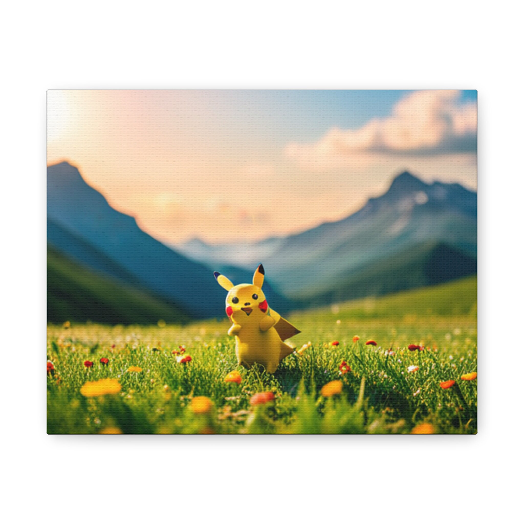 Pikachu Wall Canvas, 3D Art, Wall Art, Wall Decor - Etsy