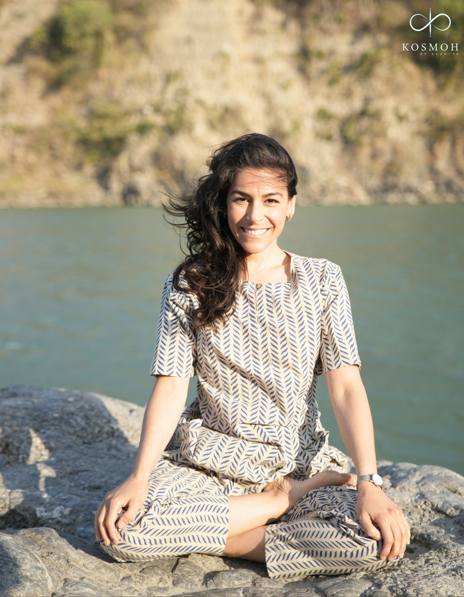 Kosmoh Cotton Co-ord Set for Women - Hand Block Print Cotton Wear Dress ...