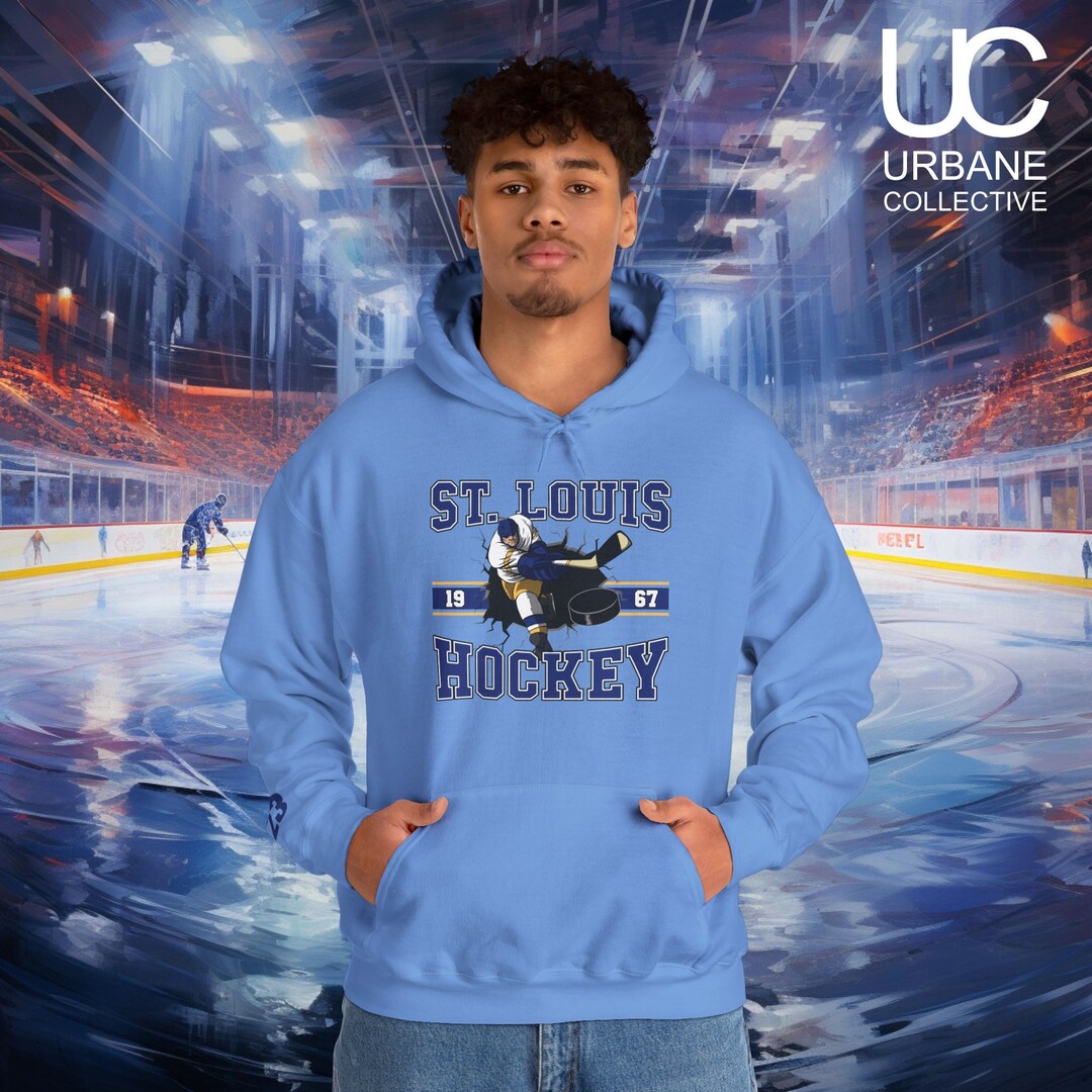 St. Louis Hockey Hoodie Sweatshirt, Custom Number, NHL Fan Sweatshirt ...