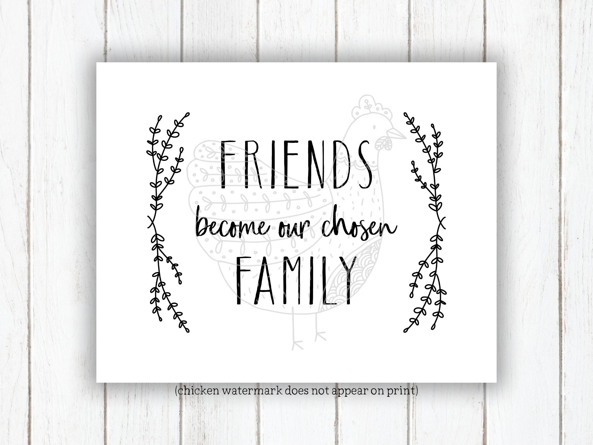 Friends Print, Friends Quote, Friends Art, Friends Printable ...