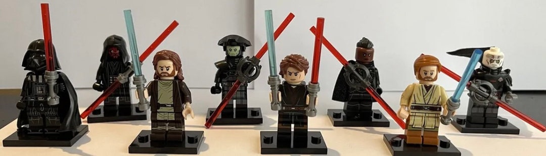 Star Wars Building Blocks Minifigure 8pack Bundle - Etsy