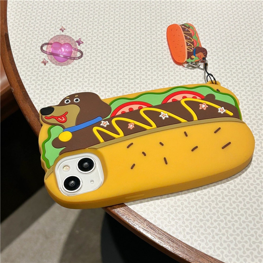 Cute 3D Hot Dog Case Cute Food Ideas Phone Case for iPhone - Etsy