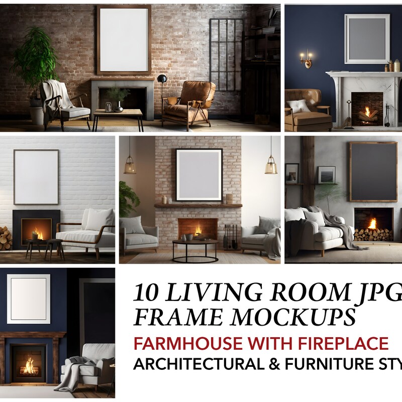 Fireplace Poster - Etsy