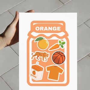 Color Sorting Printable: Toddler Learning Activity (digital Download ...