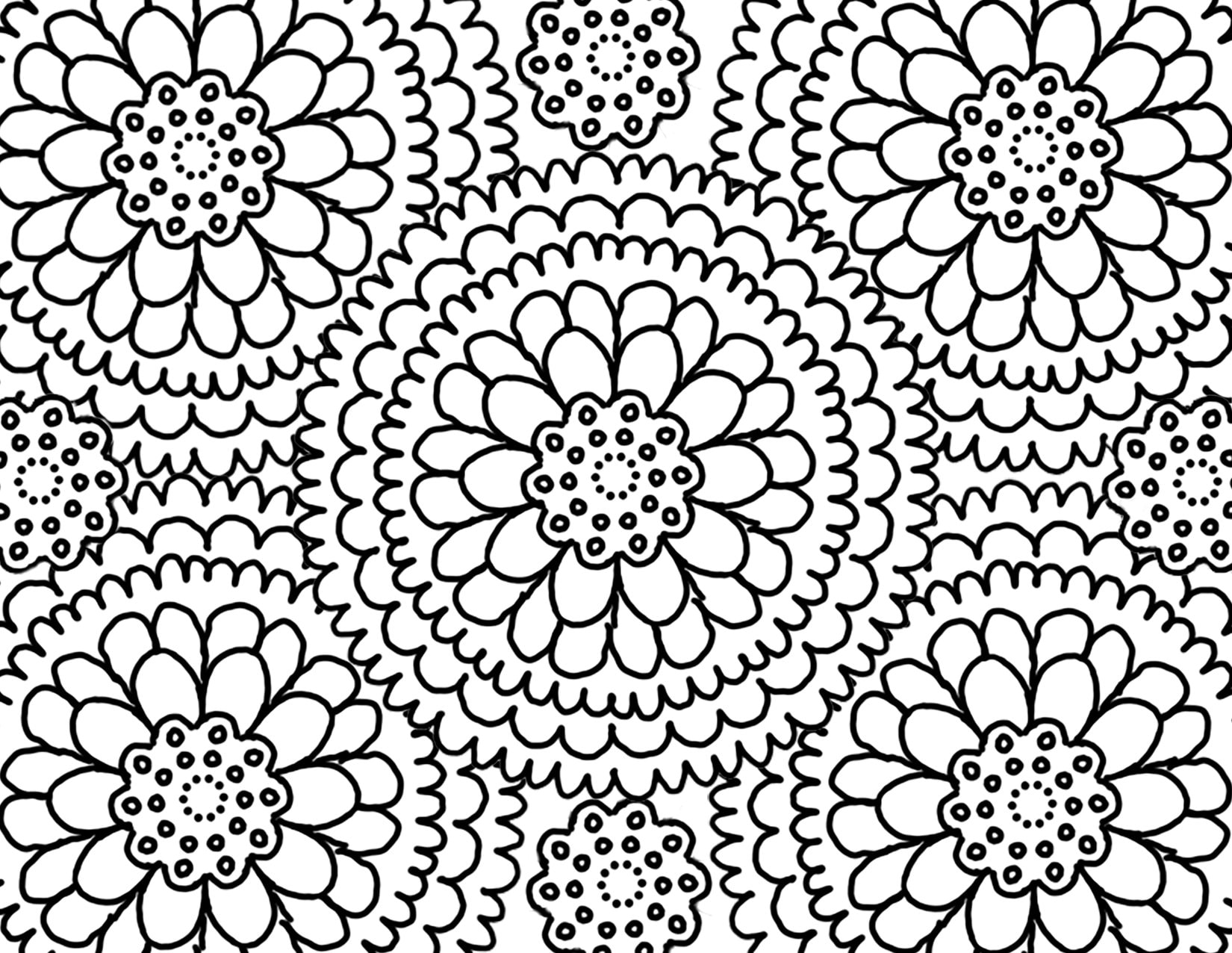 Coloring Mandala 6 Pages Book 6 Printable Instant Download and Color ...