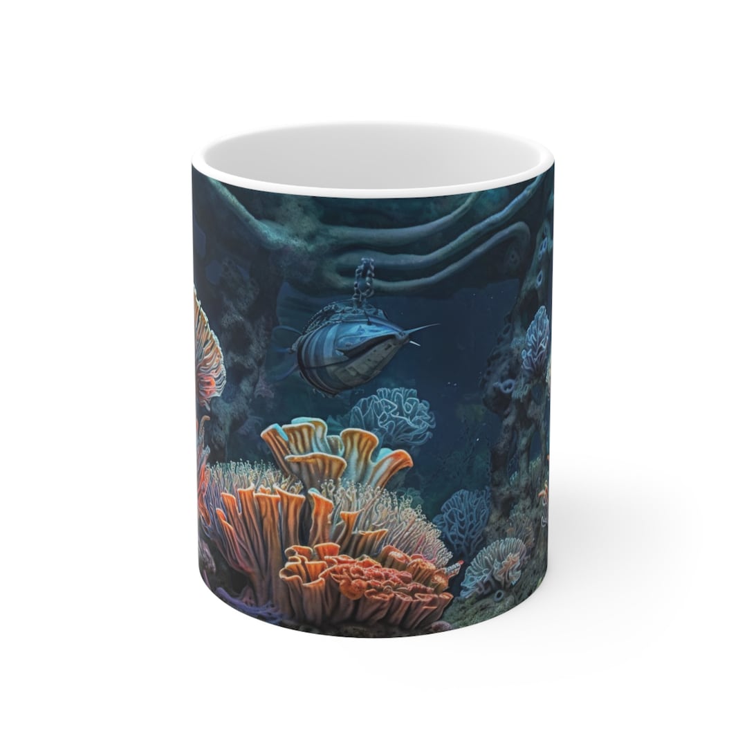 Diver Mug Tiki Mug Deep Sea Diver Mug Coffee Mug Ceramic - Etsy