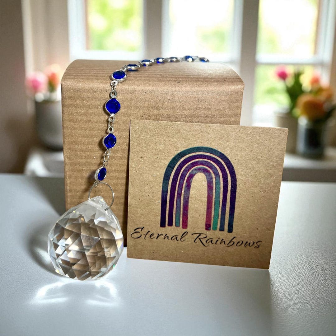 Crystal Suncatcher Rainbow Maker in Gift Box With Card and Donation ...