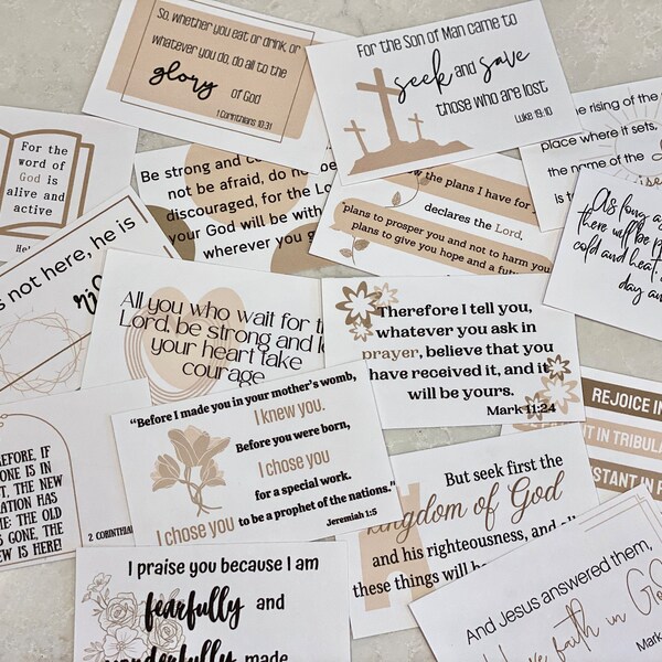 Teen Bible Verse Cards - Etsy