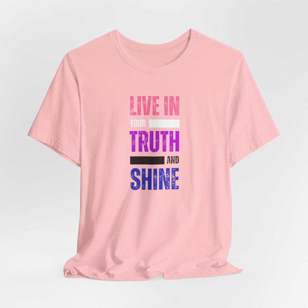 Gender Fluid Pride Inspirational Quotes Shirt Unique Design Distressed ...