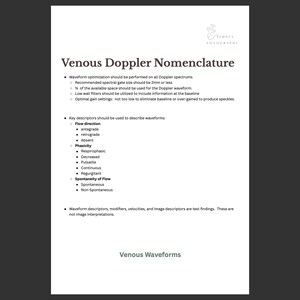 Vascular Ultrasound Venous Nomenclature Ultrasound Student Sonography ...