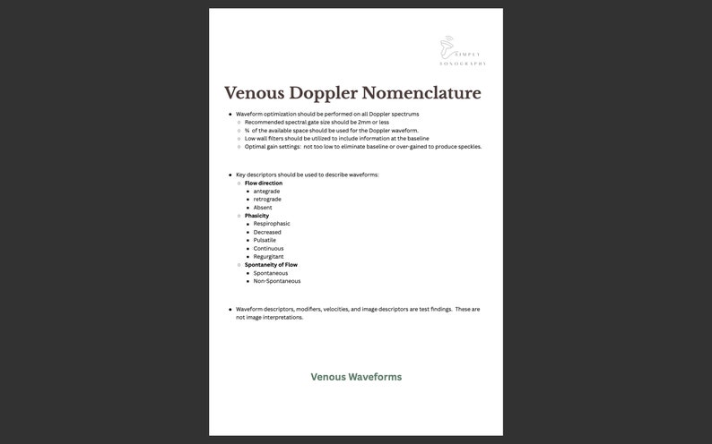 Vascular Ultrasound Venous Nomenclature Ultrasound Student Sonography ...
