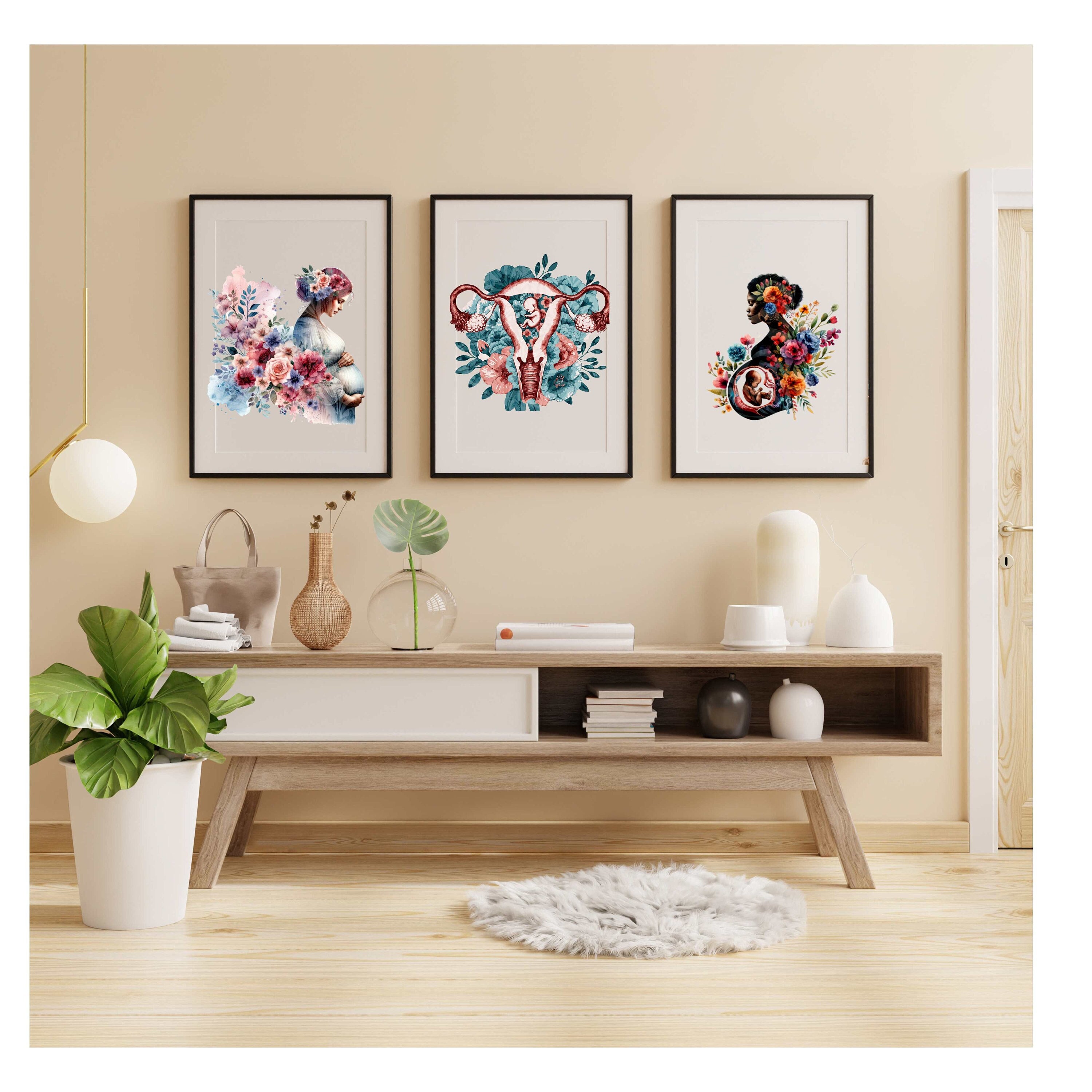 Anatomy Art Waiting Room Decor Doctors Office Decor Medical Wall Art ...