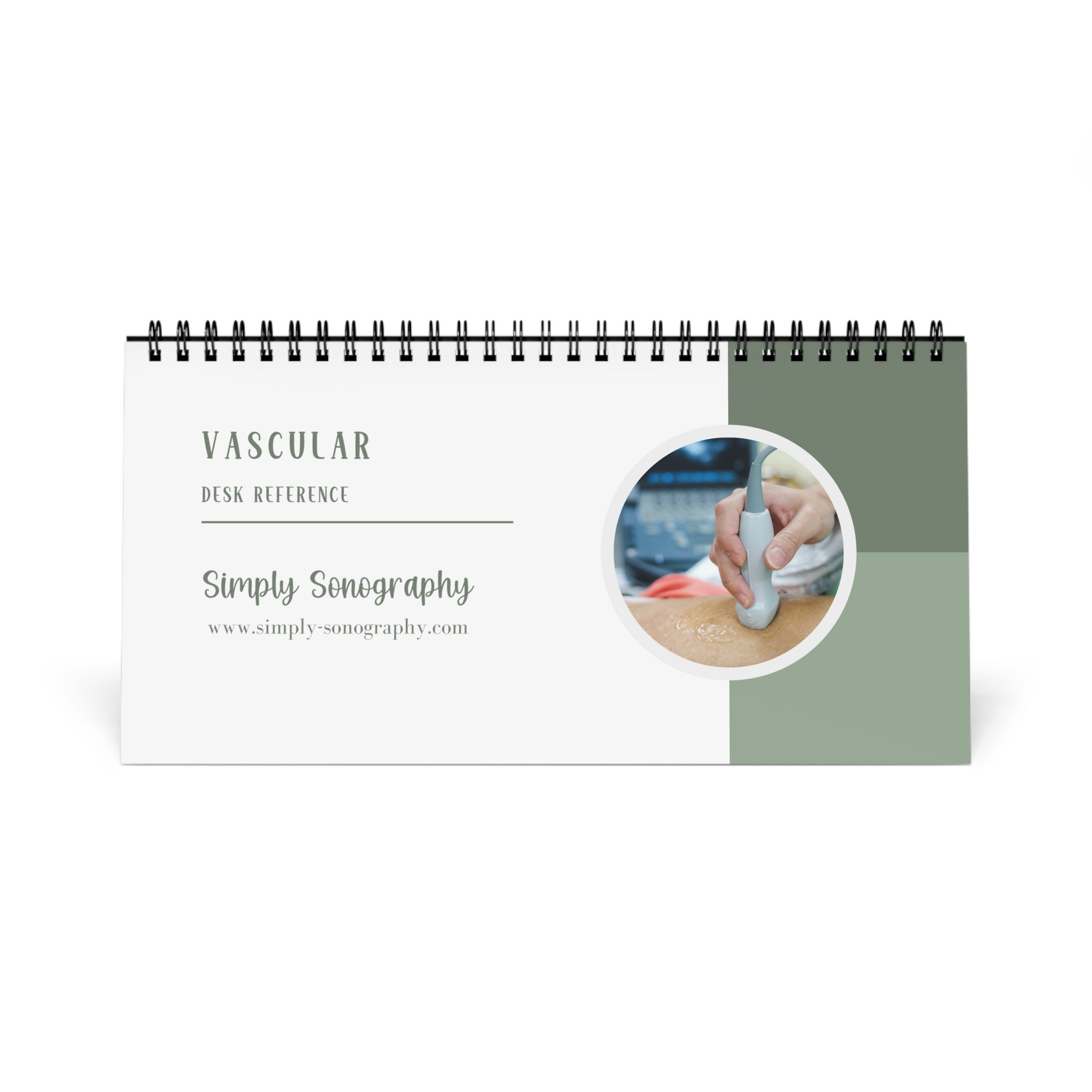 Vascular Sonography Spiral Reference Guide Vascular Ultrasound Pocket ...
