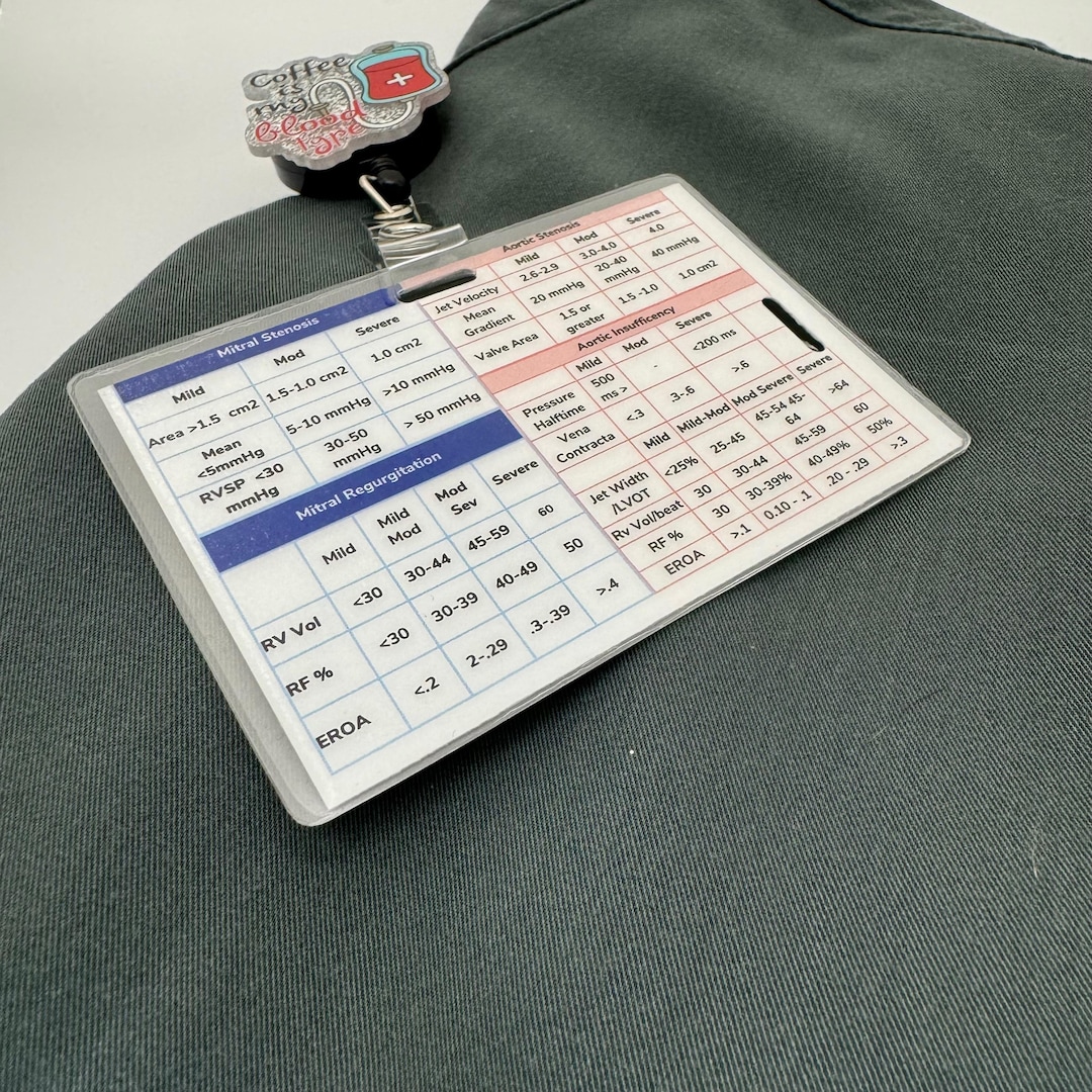 Echo Quick Reference Badgeultrasound Student Ultrasound Tech ...