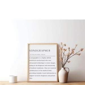 Sonography Wall Art Ultrasound Wall Art Ultrasound Tech Wall Decor ...